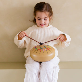 Tambú – stalowy bębenek językowy 8 cali (ok. 20 cm) – Rozwojowa Mama